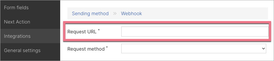Webhook integration | Landingi