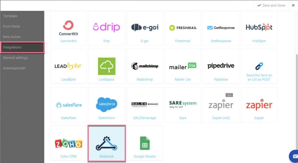 Pabbly Connect integration - Landingi