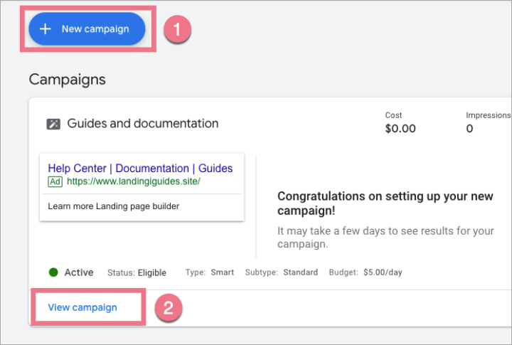 Add a Google Ads Conversion Code to a page | Help Center | Landingi