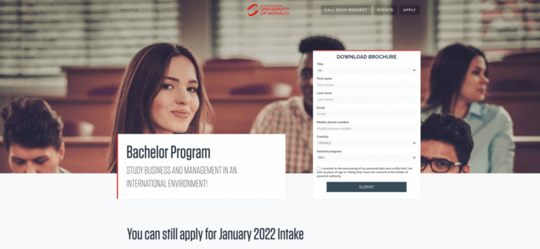 College Landing Pages: Best Practices (& 9 Examples) | Landingi