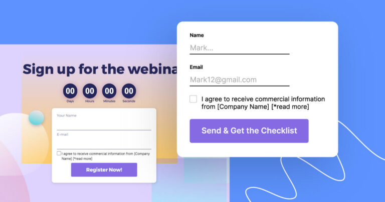 GDPR: Marketing Consent Examples | Landingi
