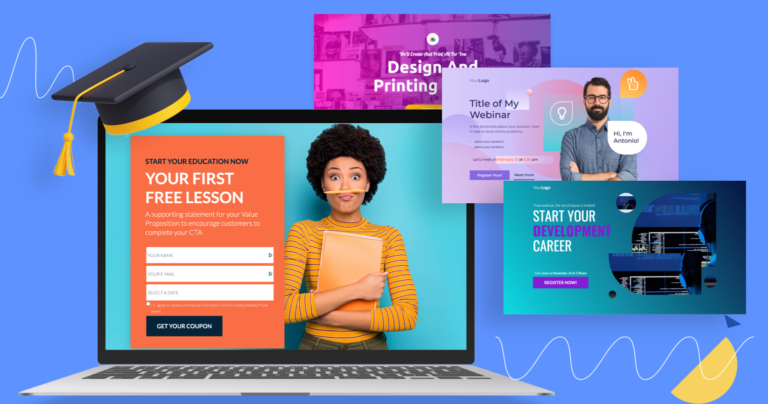 21+ Course & Education Landing Page Ideas [+ TEMPLATES]